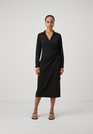 YAS YASJULIATTA L/S LACE DRESS - Freizeitkleid - black/schwarz - Zalando.ch