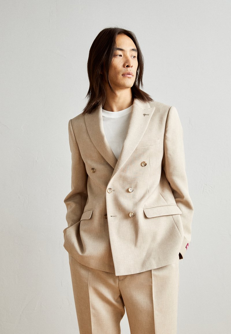 Shelby & Sons BRESNAN SUIT - Suit - stone/off-white - Zalando.ie