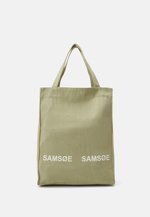 Samsøe Samsøe LUCA SHOPPER UNISEX - Shopping Bag - tree house/taupe ...