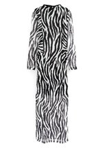 Next LONG SLEEVE MESH MIDI DRESS - Vestido largo - myleene klass black ...