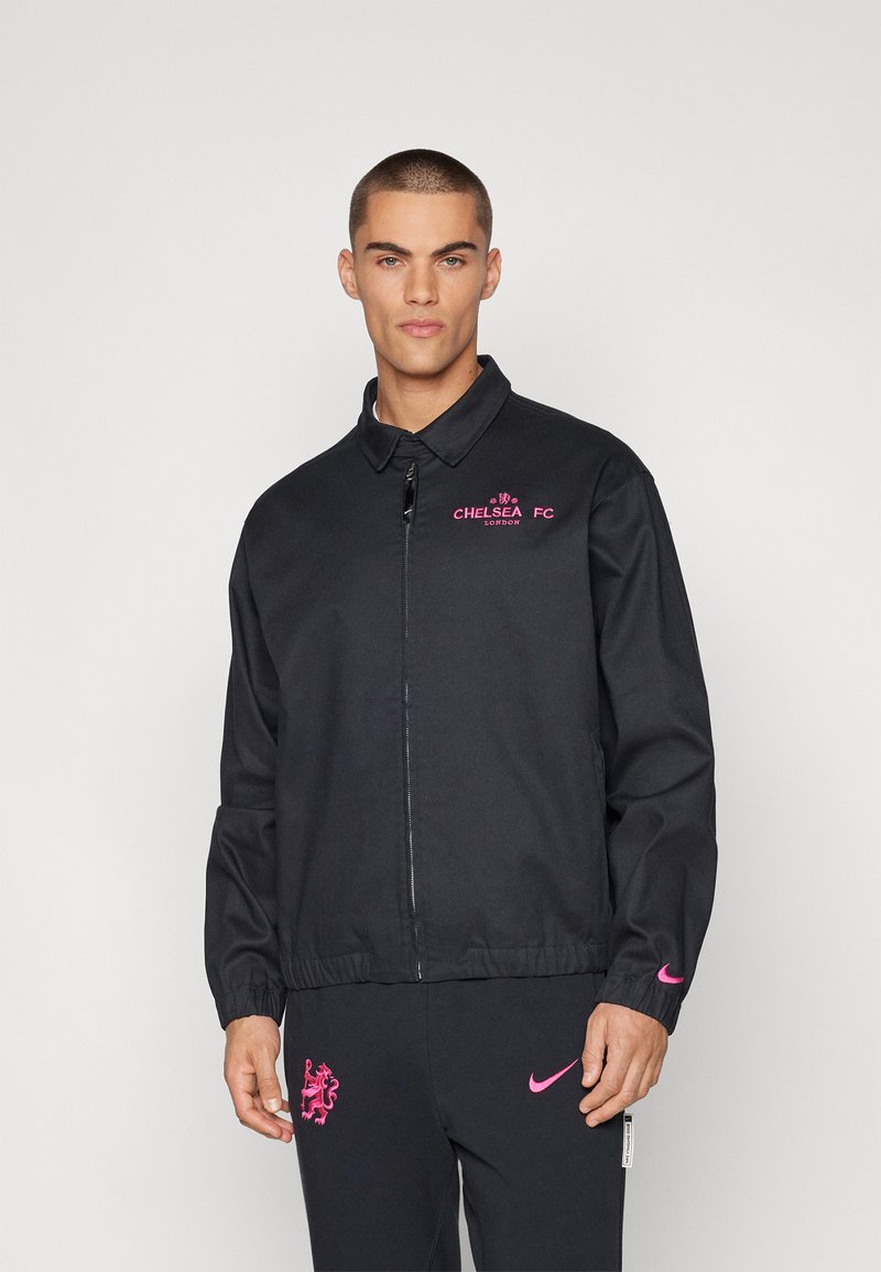 Nike Performance CFC - Āra jaka - black/pink prime/melns - Zalando.lv