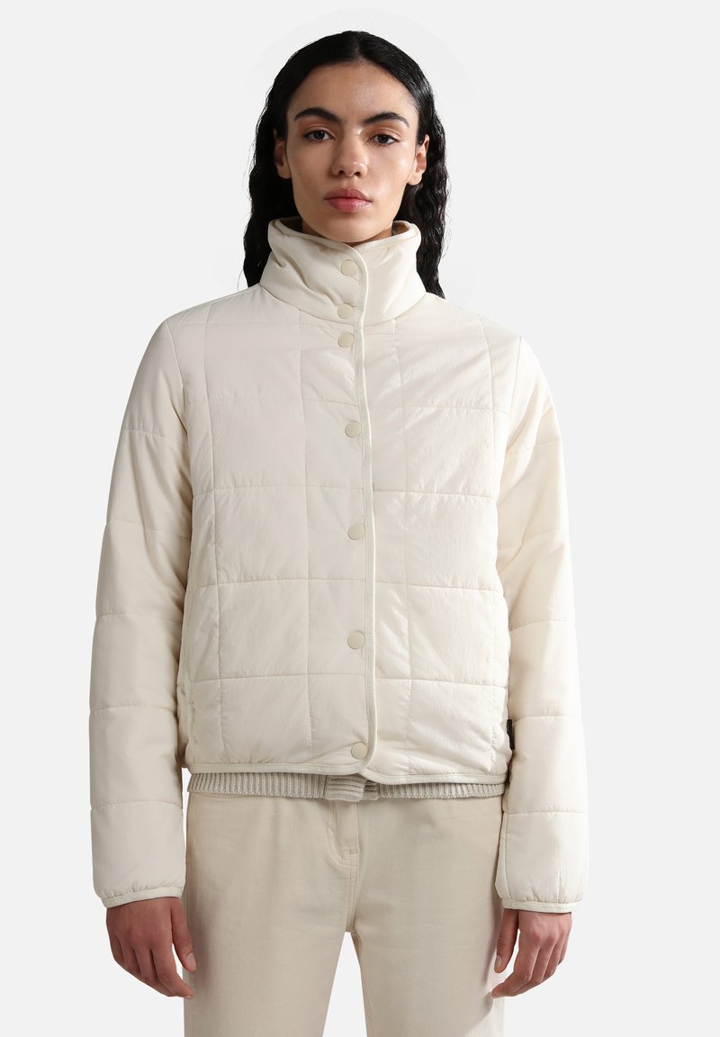 Napapijri A SODERMAN W - Winter jacket - whitecap gray/white - Zalando.de