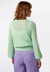 King Louie CARDI FARFALLE - Cardigan - cameo green/light green - Zalando