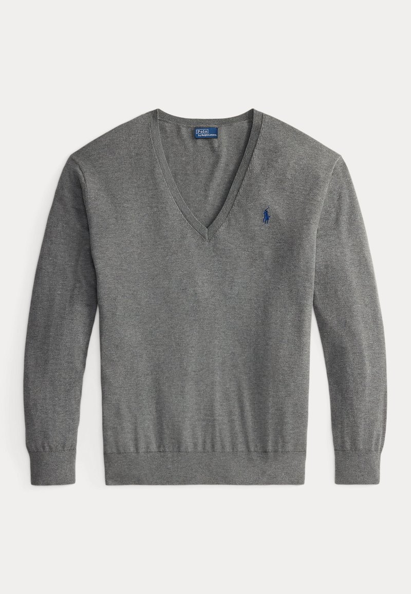 Polo Ralph Lauren COTTON V-NECK SWEATER - Strickpullover - antique ...