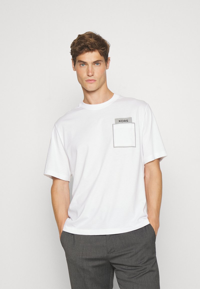 Michael Kors HEAT TRANSFER TEE - T-Shirt print - white/offwhite ...