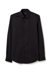 PIOMBO SOLID COLOUR STRETCH - Camisa - black/negro - Zalando.es