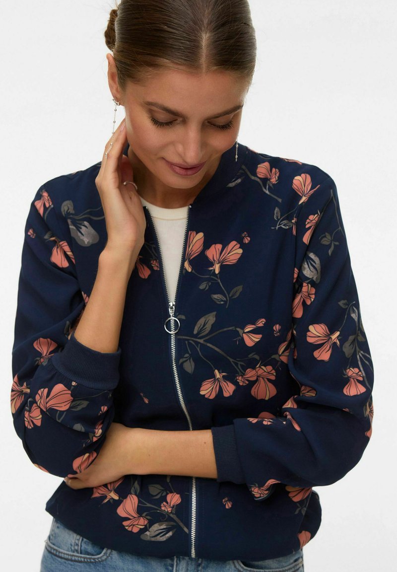 Vero Moda VMCOCO - Bomber Jacket - night sky/dark blue - Zalando