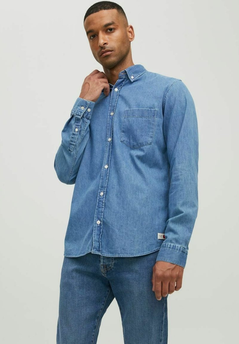 Jack & Jones RDD LEO - Hemd - blue denim - Zalando.at