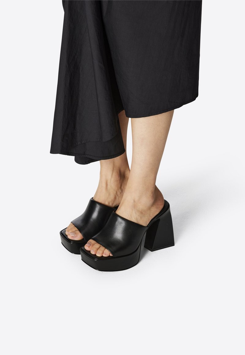 NEWD. Heeled mules - black - Zalando
