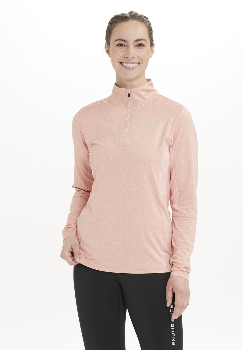 Endurance JOCEE - Langarmshirt - blooming dahlia/koralle - Zalando.de