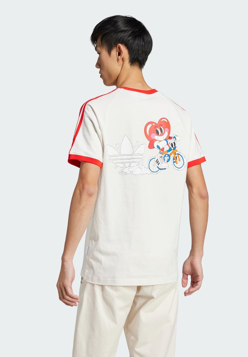 adidas Originals MBN CALI - T-Shirt print - cloud white/offwhite - Zalando.de