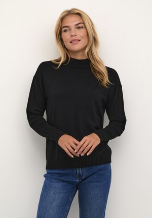 Nümph NUEDNA - Strickpullover - caviar/schwarz - Zalando.ch