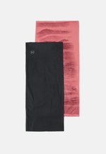 Buff 2 PACKS ORIGINAL + MERINO UNISEX - Tubhalsduk - black/light red ...