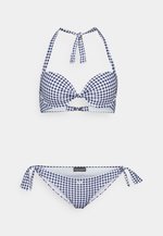 Emporio Armani MULTIFUNCTION PUSH-UP & BOW BRIEF - Bikini - marine ...