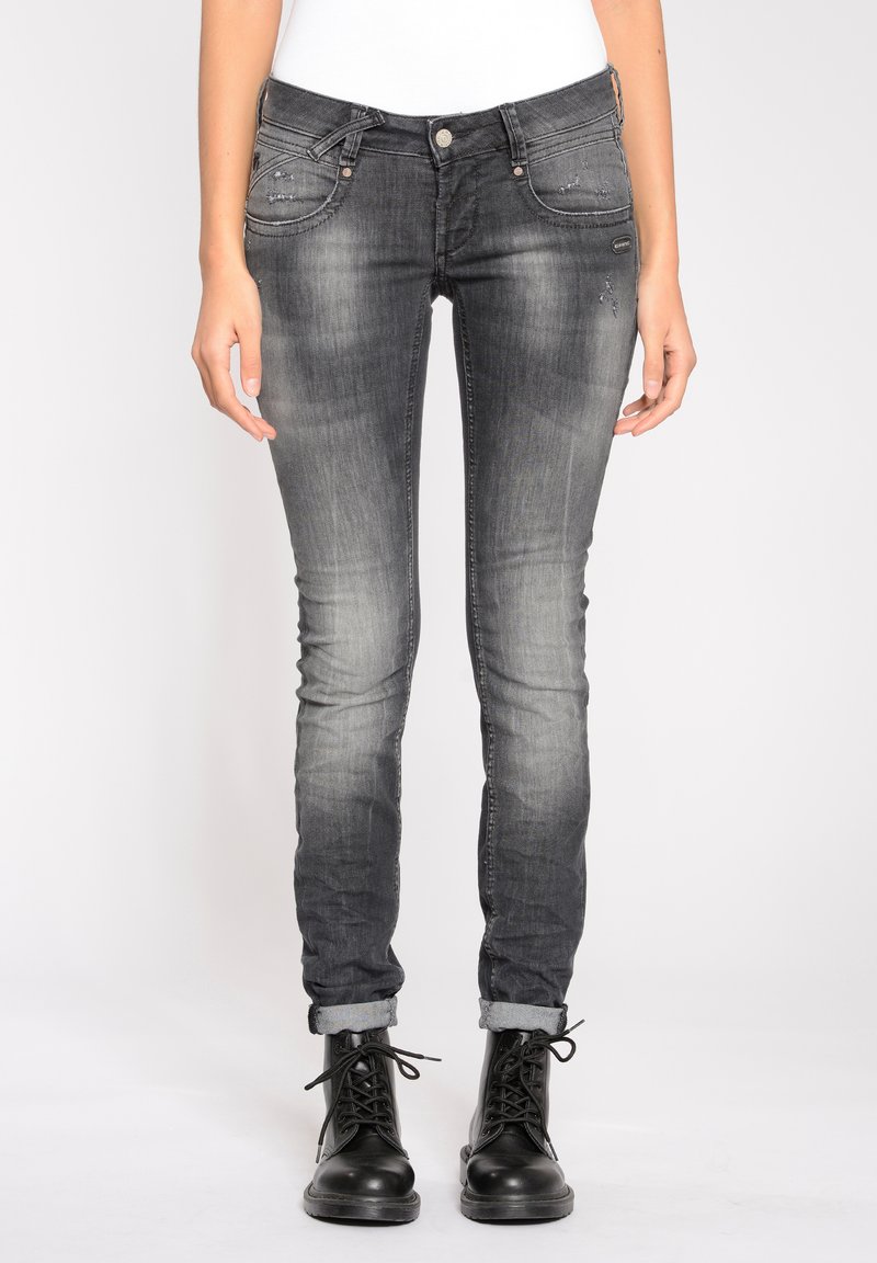 Gang Jeans Slim Fit - black city ink/black denim - Zalando