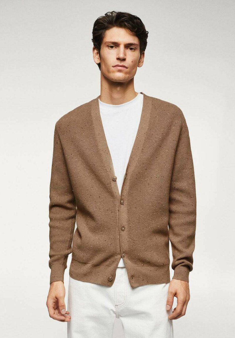Mango NIZAC - Cardigan - medium brown/brown - Zalando.ie