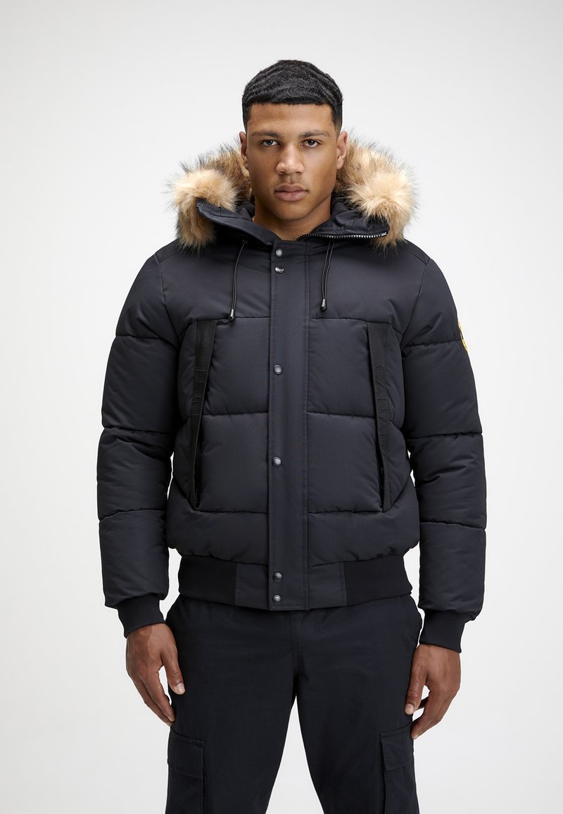 Alessandro Zavetti AYLMER PUFFER JACKET - Talvejope - jet black/must ...