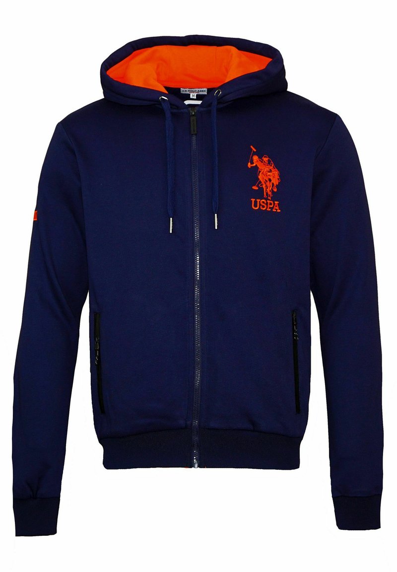 U.S. Polo Assn. KAPUZENSWEATER HOODED BRYA - Mikina so zipsom ...