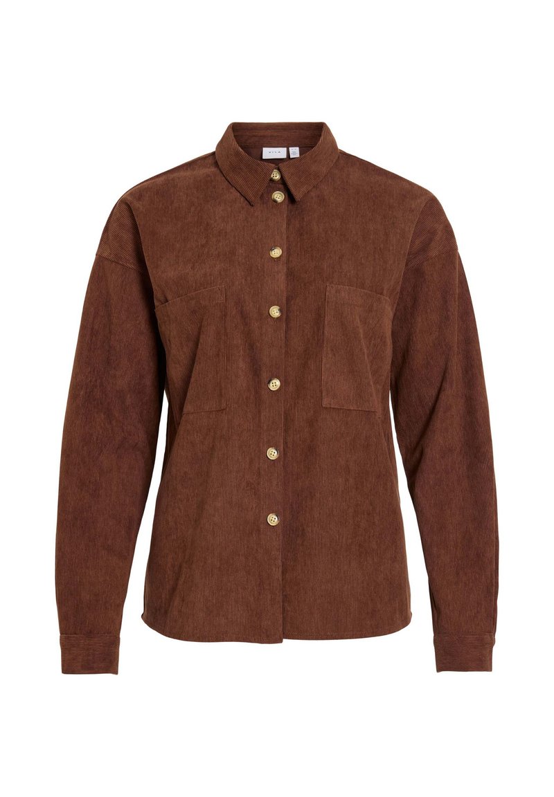 VILA SHACKET VIKIRA - Kurzmantel - chocolate brown/braun - Zalando.at