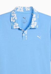 Puma FLORAL - Polo - team light blue-warm white/bleu clair - ZALANDO