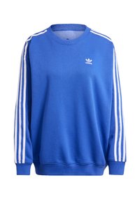 adidas Originals 3-STRIPES OVERSIZED CREW - Sweatshirt - semi lucid ...
