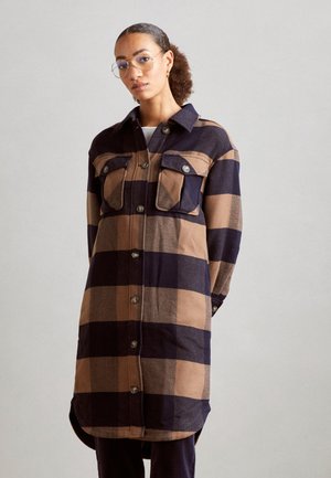 Noisy May NMJONAS LONG SHACKET - Abrigo clásico - navy/ponderosa pine ...