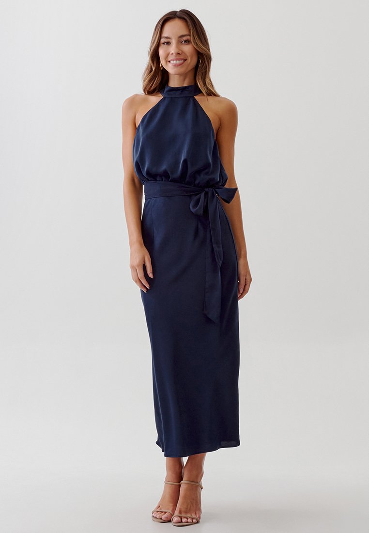 TUSSAH ZANI MIDI - Robe de jour - navy blue/bleu marine - ZALANDO.FR