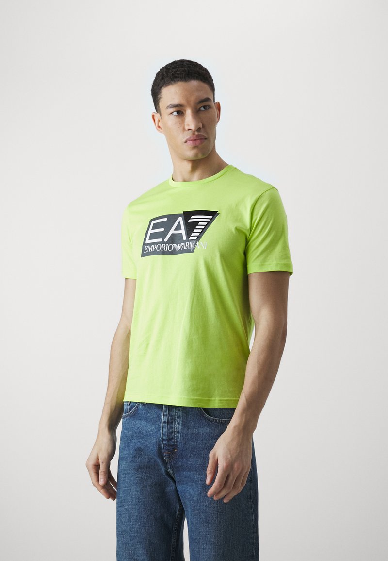 EA7 Emporio Armani T-shirt con stampa - verde acido/verde - Zalando.it