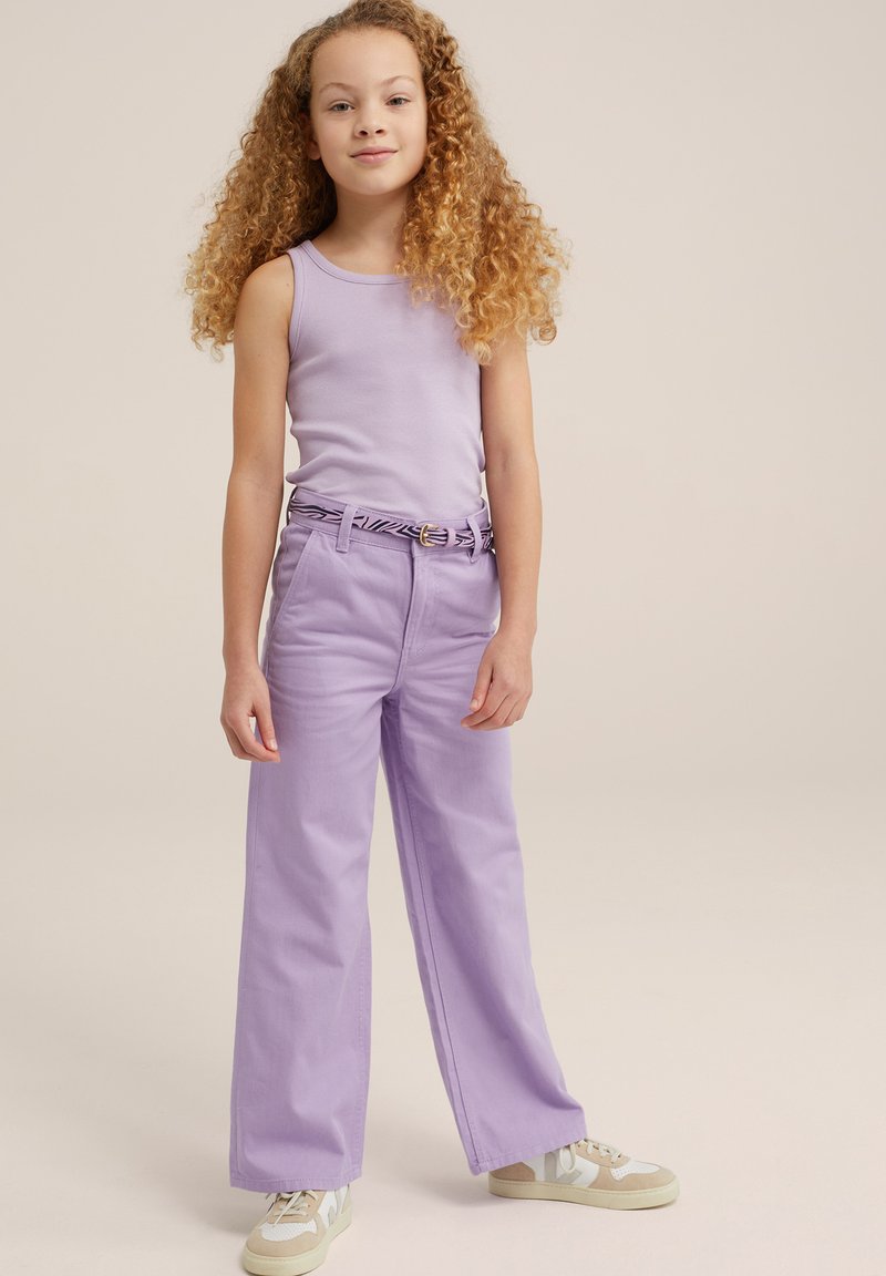 WE Fashion RIDGE - Flared Jeans - violet/flieder - Zalando.at