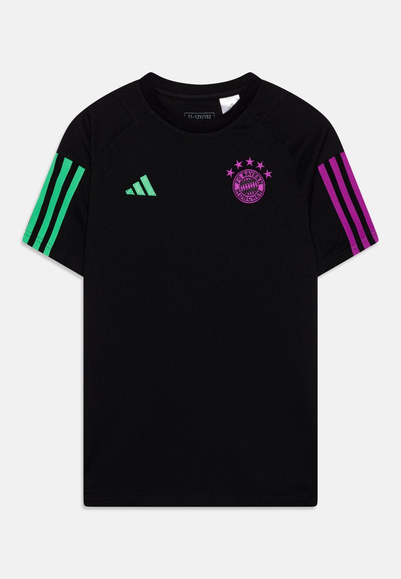 adidas Performance FC BAYERN MÜNCHEN TEE UNISEX - T-Shirt print - black ...