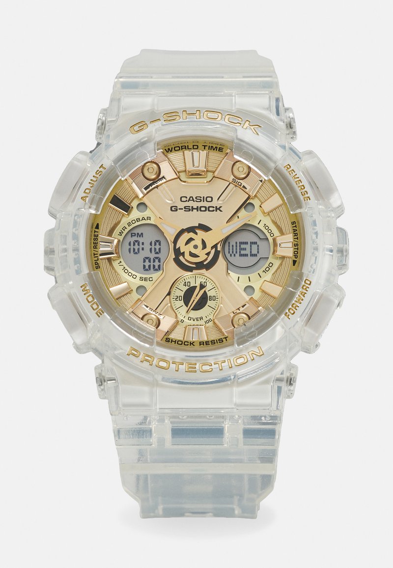 G-SHOCK SKELETON - Digital watch - transparent white gold/white ...