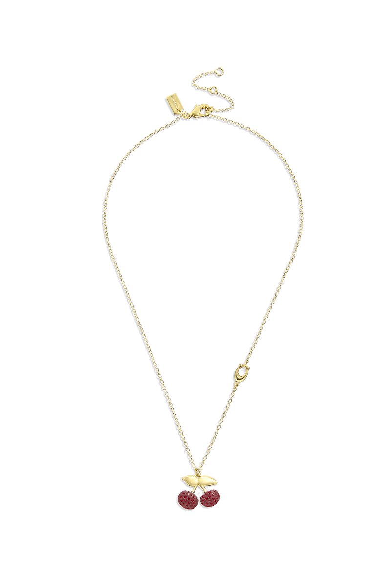 COACH CHERRY - Collier - dark red/rouge foncé - ZALANDO.FR