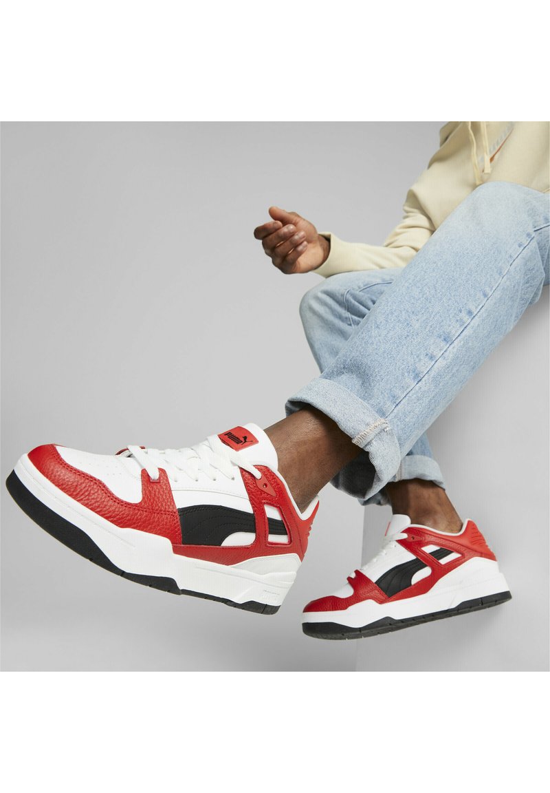 Puma SLIPSTREAM UNISEX - Sneaker low - white black for all time red ...