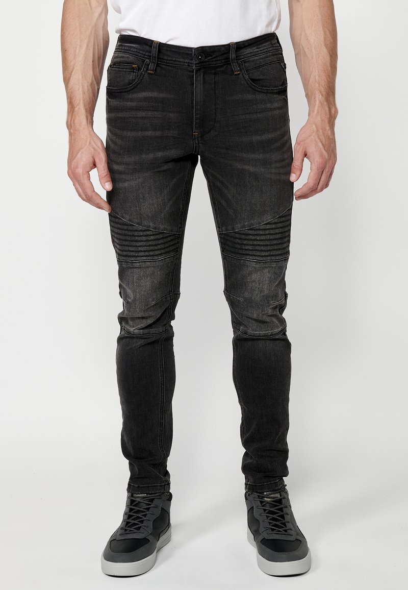 Koroshi - Jeansy Slim Fit/czarny - Zalando.pl