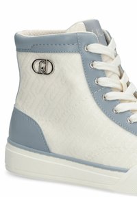 LIU JO Visoki športni copati - white/kremno bela - Zalando.si