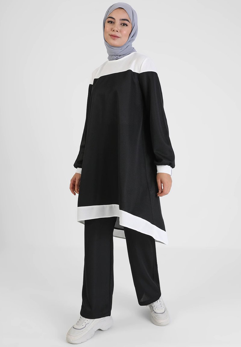 Modanisa SET TAVIN - Trainingsanzug - black/schwarz - Zalando.at