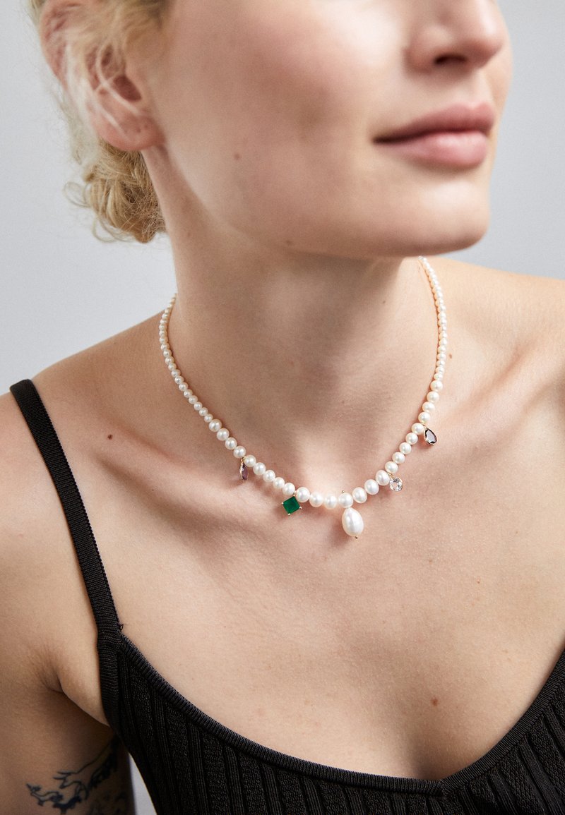 Loren Stewart ZELDA NECKLACE - Necklace - white - Zalando.ie