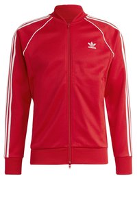 adidas Originals SST TT P - Training jacket - better scarlet/beige ...
