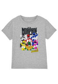 Cotton Soul POWER RANGERS IT MORPHIN TIME - Print T-shirt - mottled ...