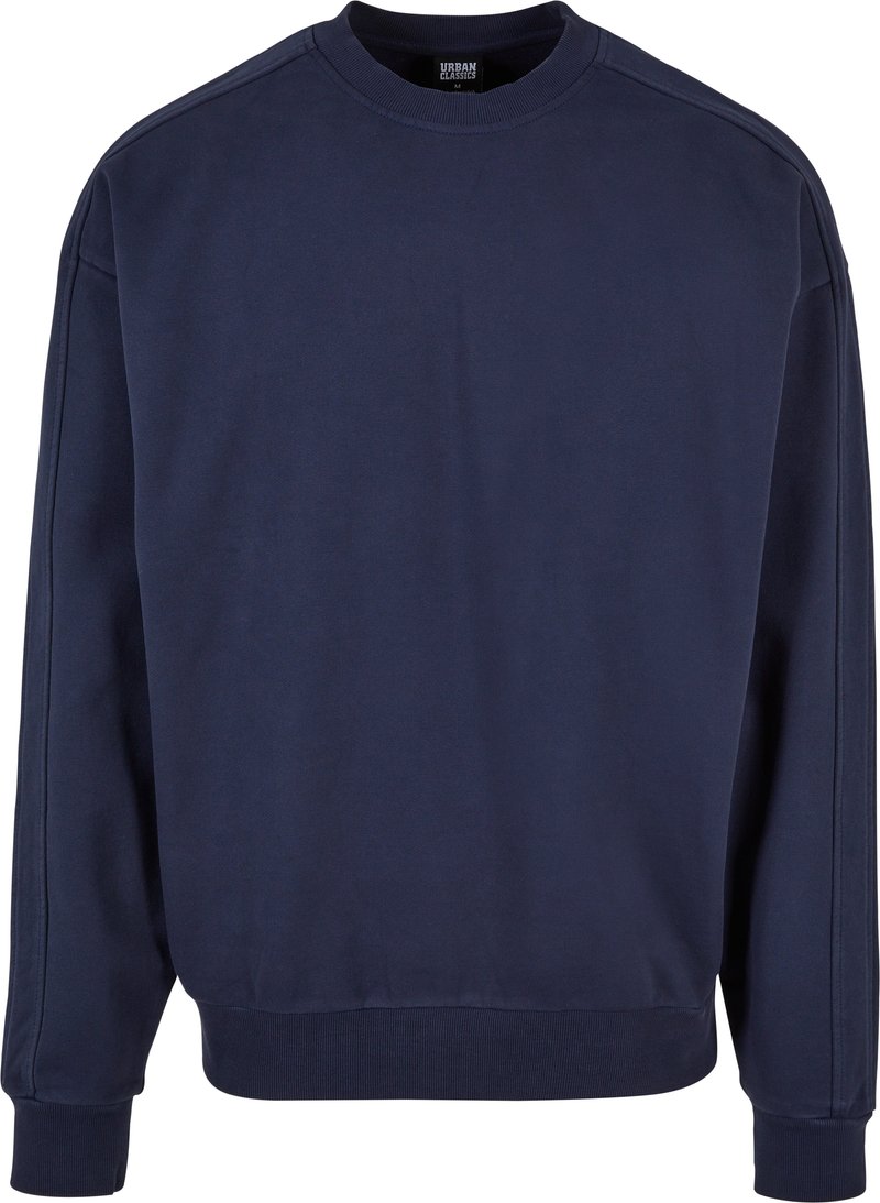 Urban Classics HEAVY TERRY GARMENT DYE CREW - Sweatshirt - bottlegreen ...
