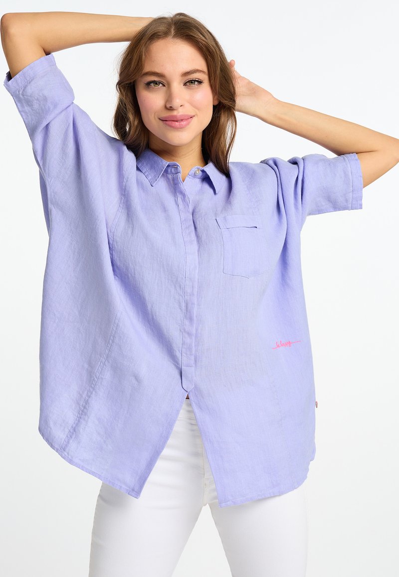 Frieda & Freddies Hemdbluse - violett/lila - Zalando.at