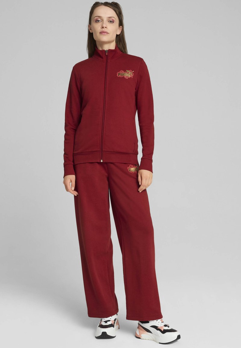 Puma Užtrauktuku užsegamas treningas - intense red/raudona - Zalando.lt