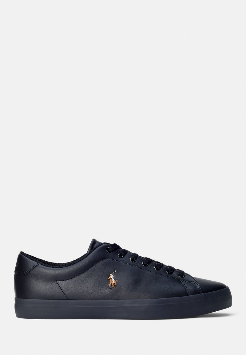 Polo Ralph Lauren LONGWOOD LEATHER TRAINER - Trainers - black - Zalando ...