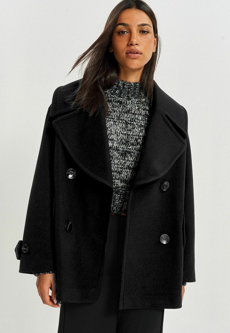 Next PEA - Halflange jas - black/zwart - Zalando.nl