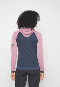 Dynafit SPEED HOODED - Sweat zippé - mokarosa/blueberry/bleu marine - ZALANDO.FR