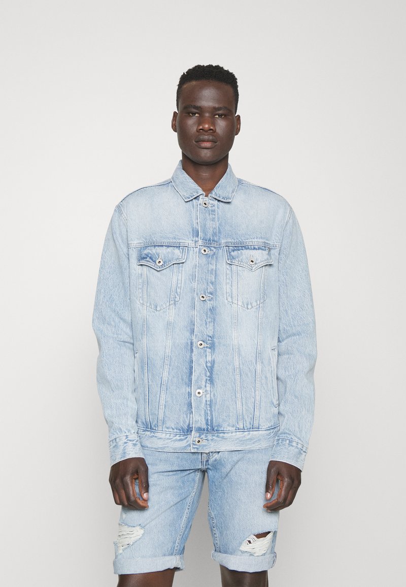 Pepe Jeans PINNERS - Denim jacket - denim/light-blue denim - Zalando.ie