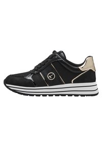Tamaris Zapatillas - black gold/negro - Zalando.es
