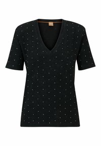BOSS C EMBER - Print T-shirt - black one/black - Zalando.ie