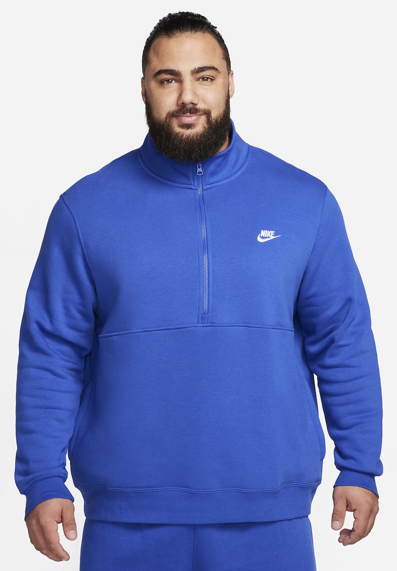 Nike Sportswear CLUB - Sudadera - game royal game royal white/azul ...