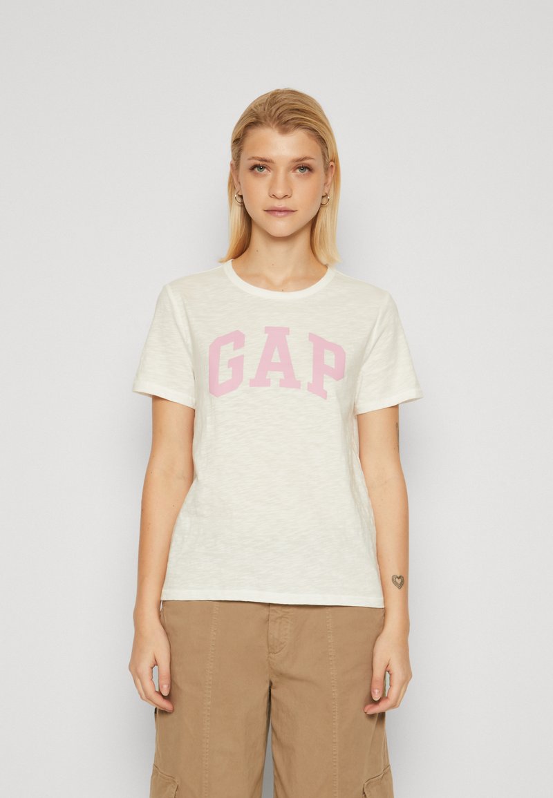 GAP - T-shirt z nadrukiem/mleczny - Zalando.pl